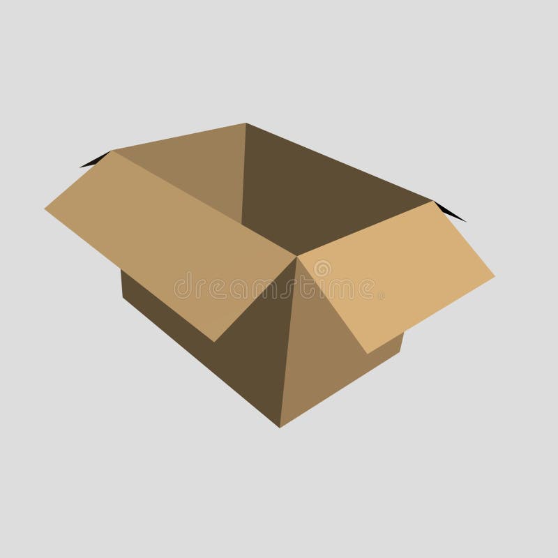 Brown Box Picture. Image: 3692306