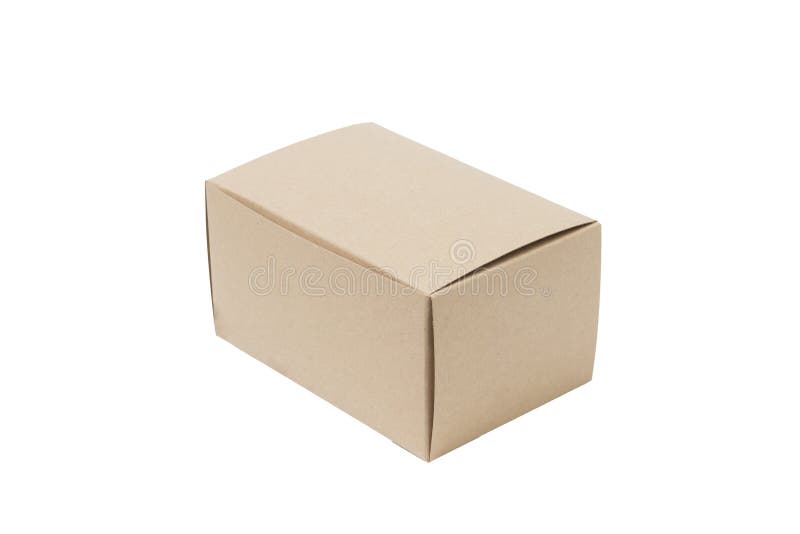 Brown box stock photo. Image of carton, packaging, compartment - 96342400