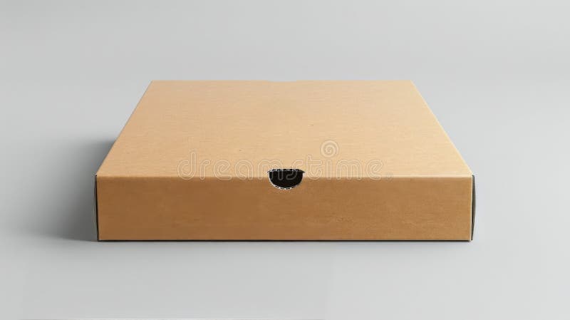 Brown Box with Hole stock image. Image of crafty, generative - 319352813