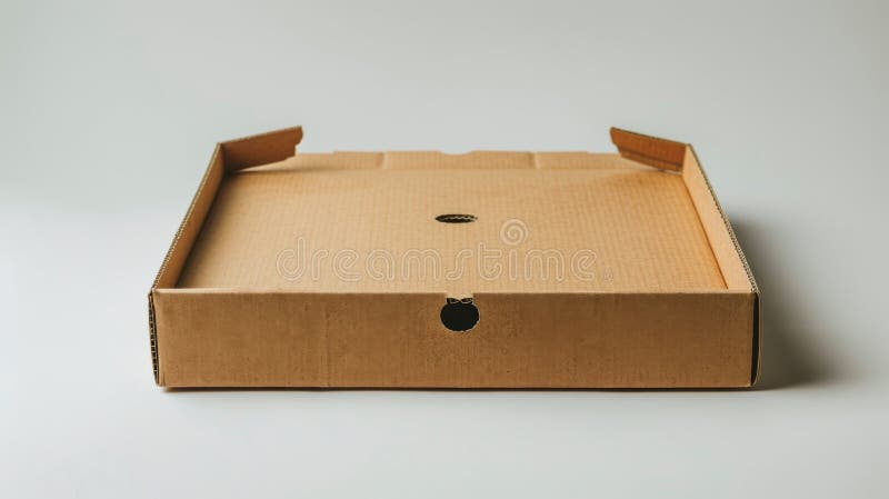 Brown Box with Hole stock photo. Image of recycled, container - 319354420