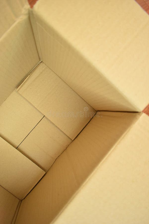 Brown Box Packaging for Design, Paper Industry Stock Photo - Image of ...