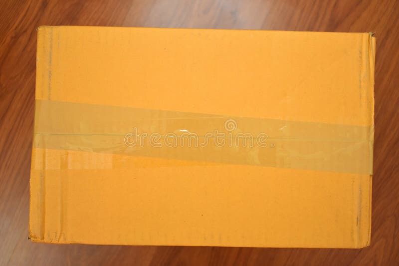 Brown Box Packaging for Shipping, Paper Texture Stock Photo - Image of ...