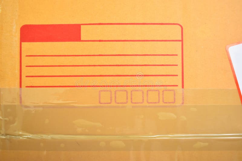 Brown Box Packaging for Shipping, Paper Texture Stock Image - Image of ...