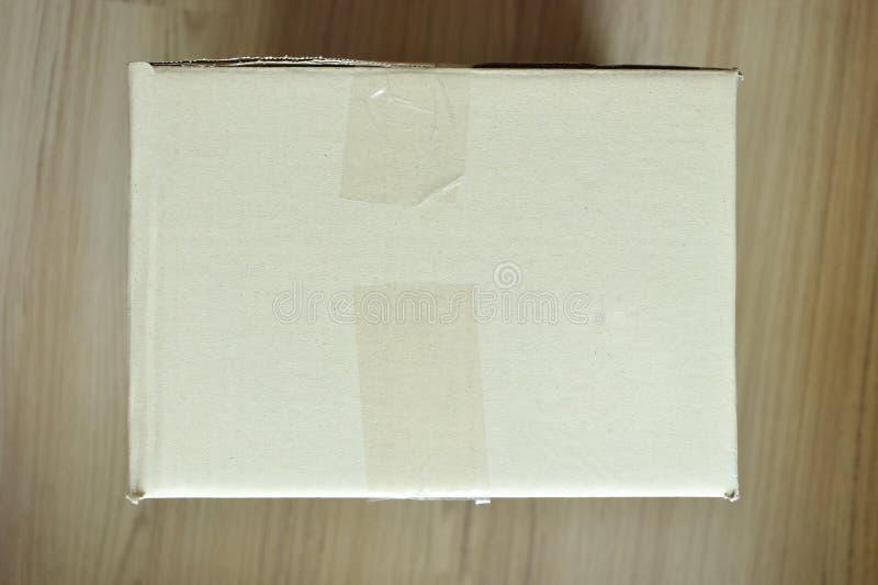 Brown Box Packaging for Shipping, Paper Texture Stock Image - Image of ...