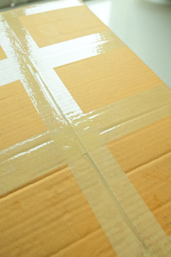Brown Box Packaging for Shipping, Paper Texture Stock Image - Image of ...