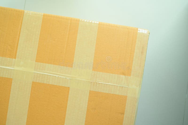 Brown Box Packaging for Shipping, Paper Cardboard Texture on the Floor ...