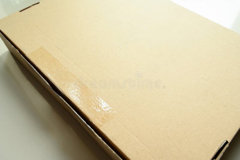 Brown Box Packaging for Shipping, Paper Textured Stock Photo - Image of ...