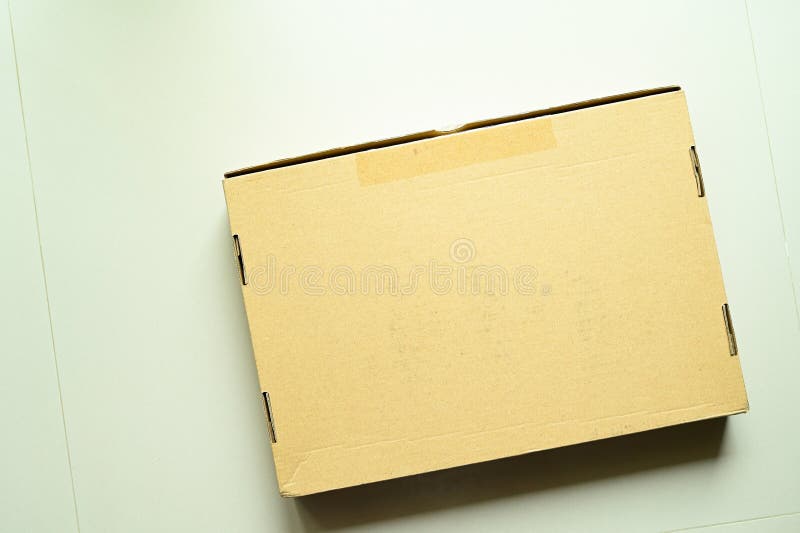 Brown Box Packaging for Shipping, Paper Textured Stock Photo - Image of ...