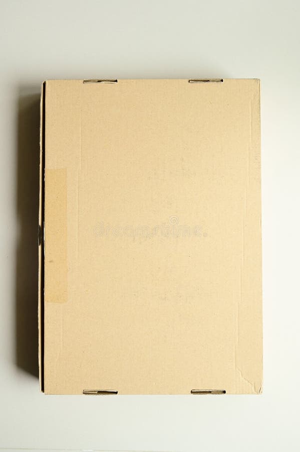 Brown Box Packaging for Shipping, Paper Textured Stock Image - Image of ...