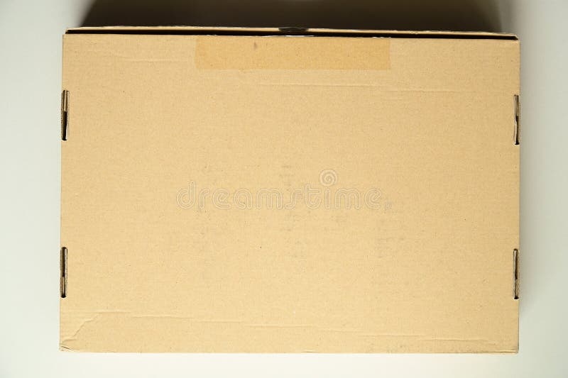 Brown Box Packaging for Shipping, Paper Textured Stock Photo - Image of ...