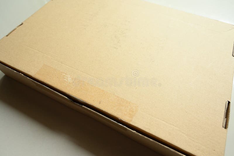 Brown Box Packaging for Shipping, Paper Textured Stock Photo - Image of ...