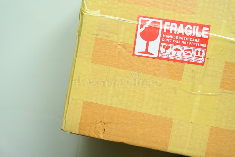 Brown Box Packaging for Shipping, Paper Textured Stock Photo - Image of ...