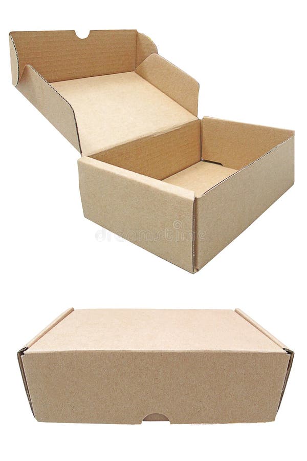 Brown box shipping stock image. Image of container, corrigated - 22802713