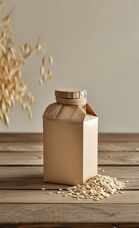 A brown box stock illustration. Illustration of flat - 353714752