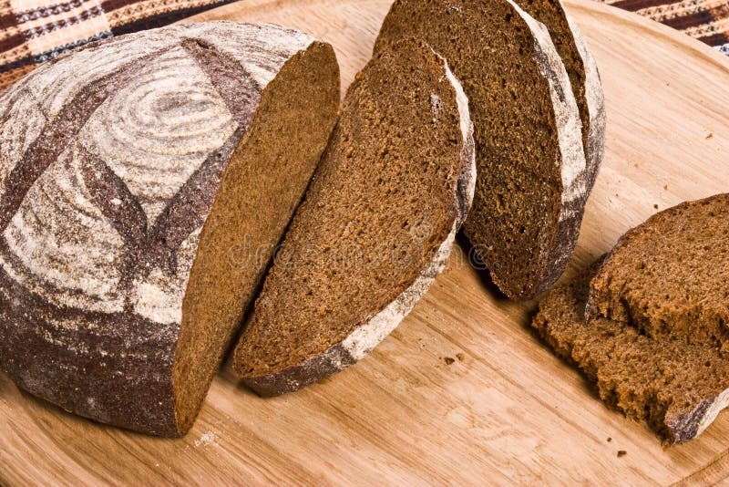 Brown bread stock photo. Image of chunk, meal, healthy - 6788260