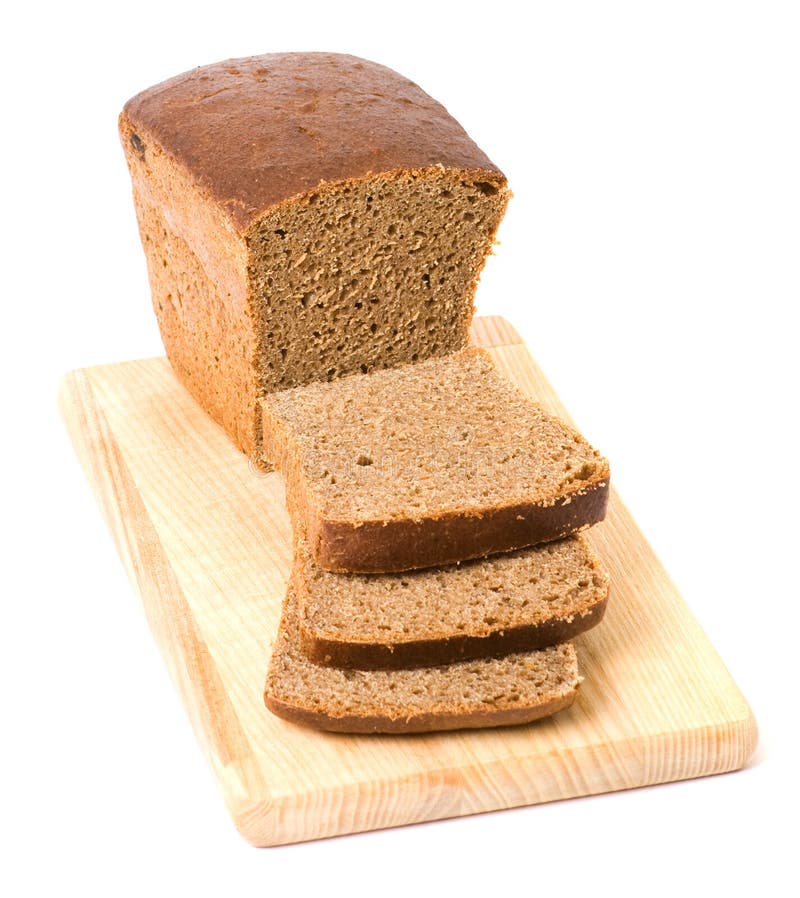 Brown Bread on Cutting Board Stock Photo - Image of board, bread: 11712138