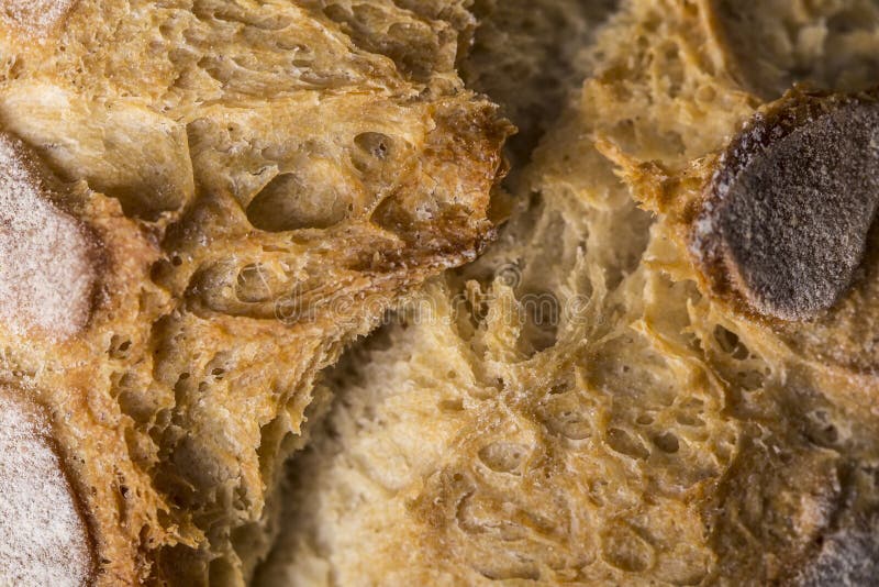 Brown Bread Macro Still Wheat Texture Detail Stock Photo - Image of ...