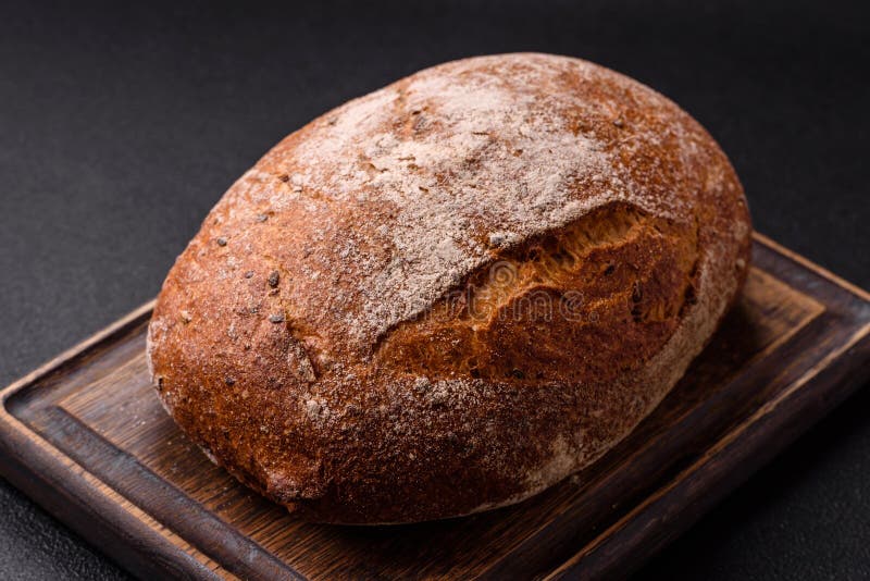 Brown Bread with Seeds and Grains for Sandwiches Stock Photo - Image of ...