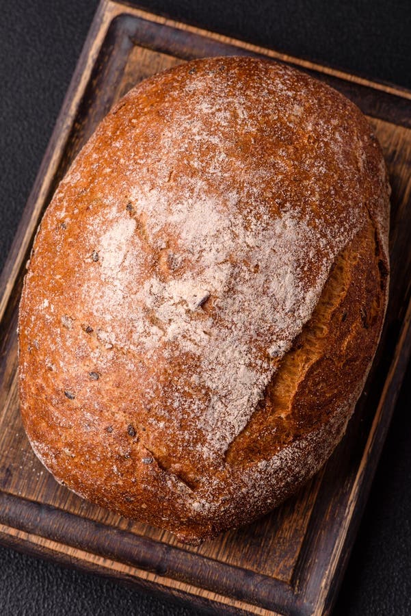 Brown Bread with Seeds and Grains for Sandwiches Stock Photo - Image of ...