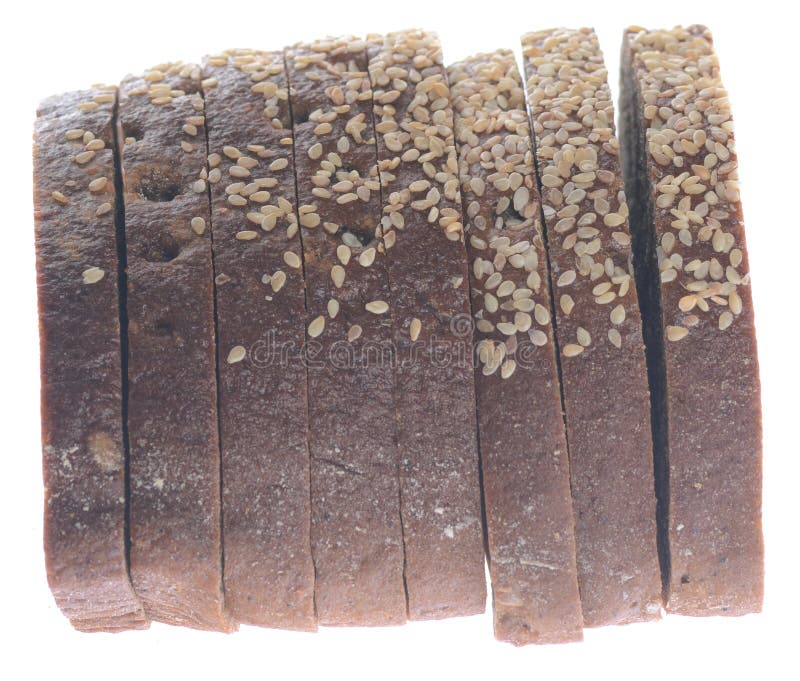 Brown bread slice stock photo. Image of loaf, piece, flour - 52996092