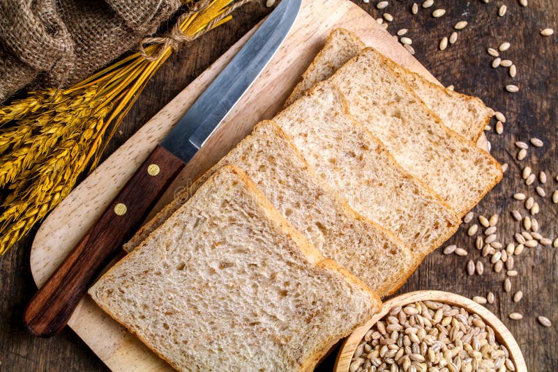 Brown Bread and White Bread Stock Photo - Image of bread, diet: 88496096