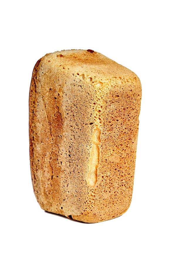 Brown Brewed Bread in the Form of Brick Stock Photo - Image of fresh ...