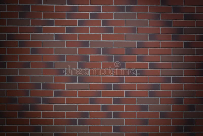 Brown Bricks Wall Pattern, Background Stock Image - Image of hard ...
