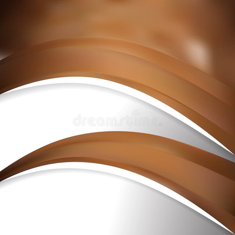 Brown Brochure Design stock vector. Illustration of wavy - 162528733