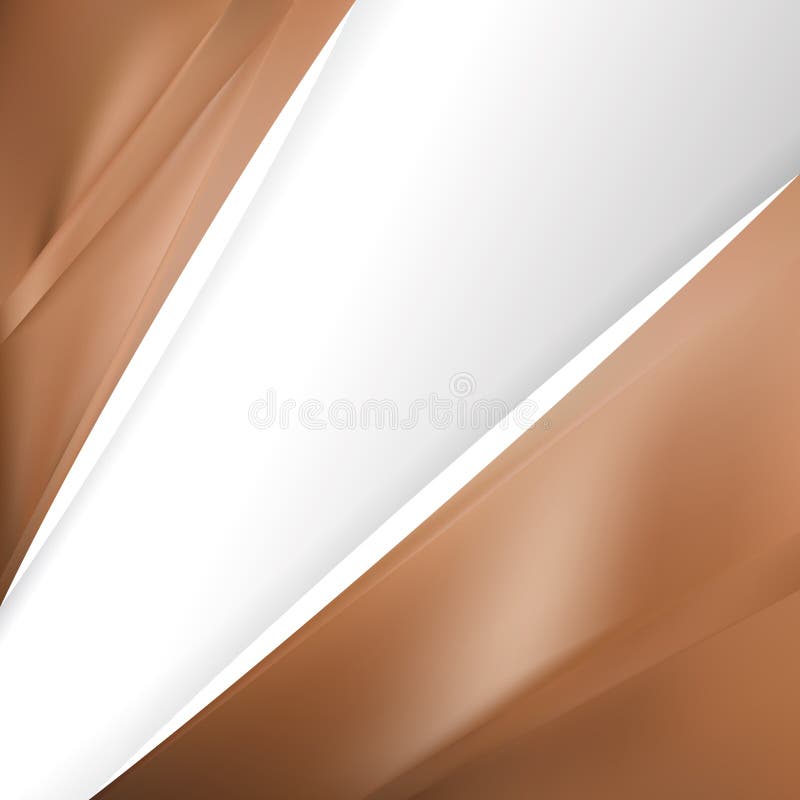 Brown Brochure Design Template Illustration Stock Vector - Illustration ...