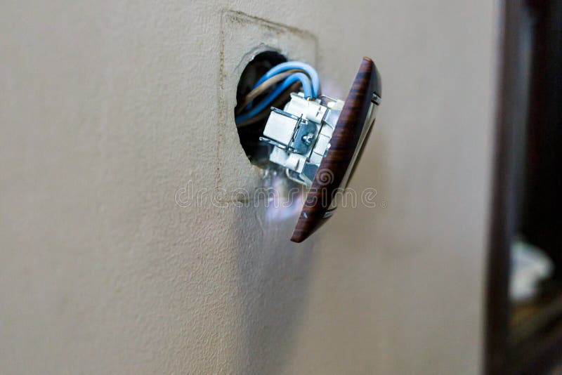 Broken electrical cable stock photo. Image of defect - 42799288