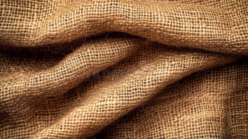 Brown Burlap Fabric Texture Background Stock Illustration ...