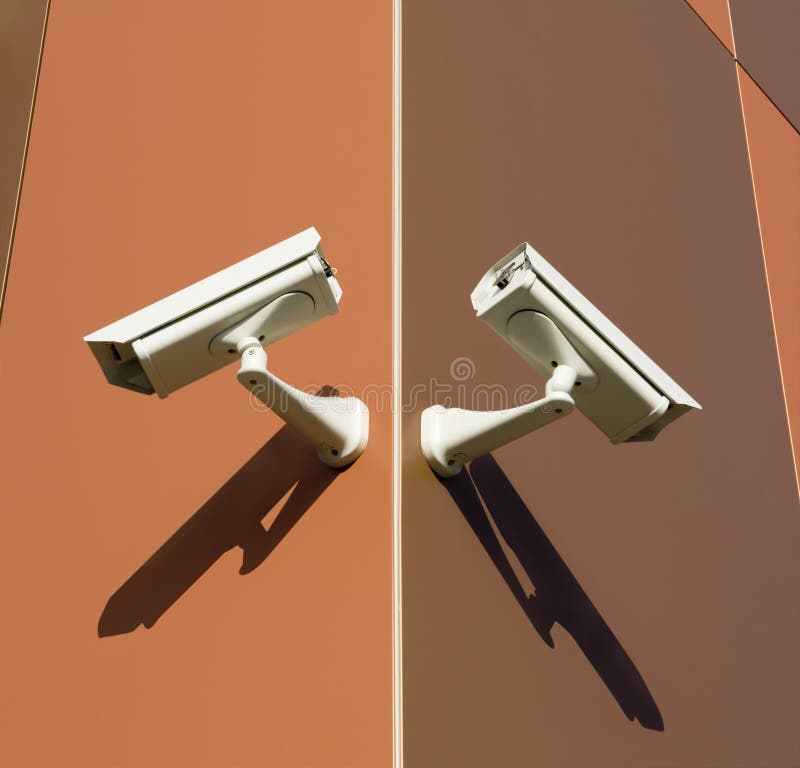 Security cameras stock image. Image of close, protect - 2033097