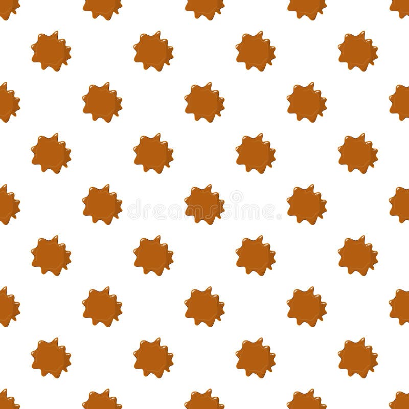 Brown caramel pattern stock vector. Illustration of melt - 120256663