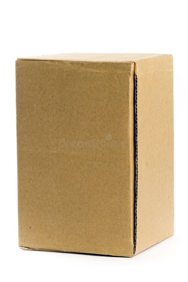 Brown card board box stock image. Image of storage, board - 17812993