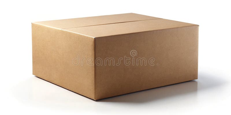 Brown Cardboard Box Mockup Versatile Template for Packaging Design ...