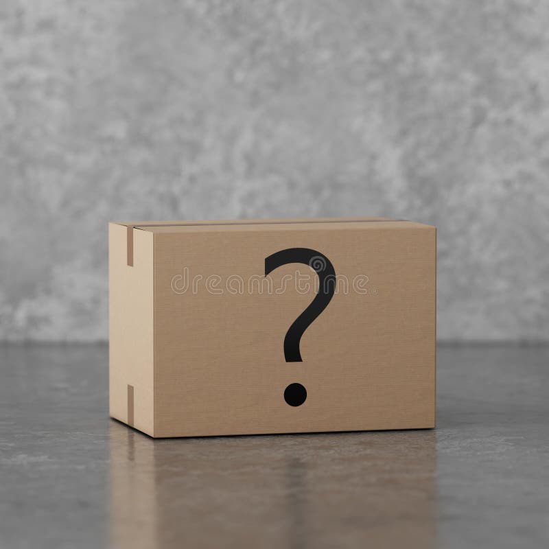 Question Mark Box White Background 3d Rendering Stock Photos - Free ...
