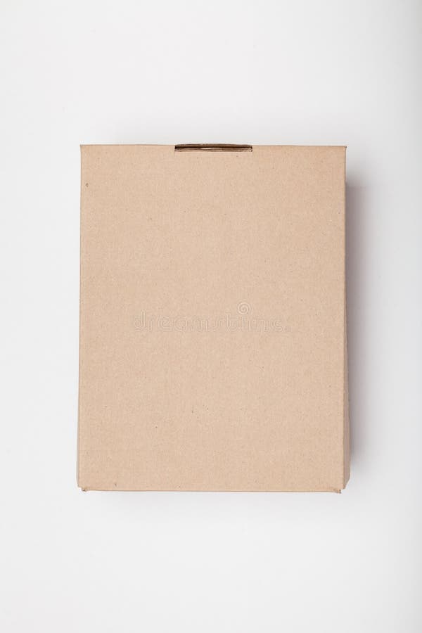 Brown Cardboard Box, Shipping Package Stock Photo - Image of white ...