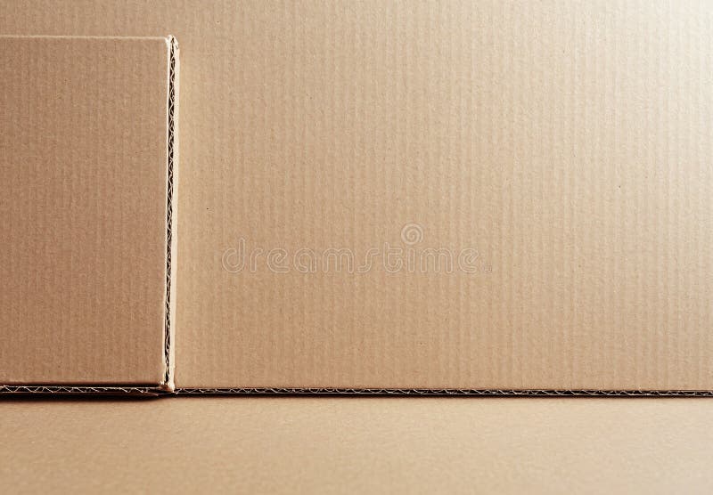 Brown Cardboard Box Texture Background Design High Quality Image Stock ...