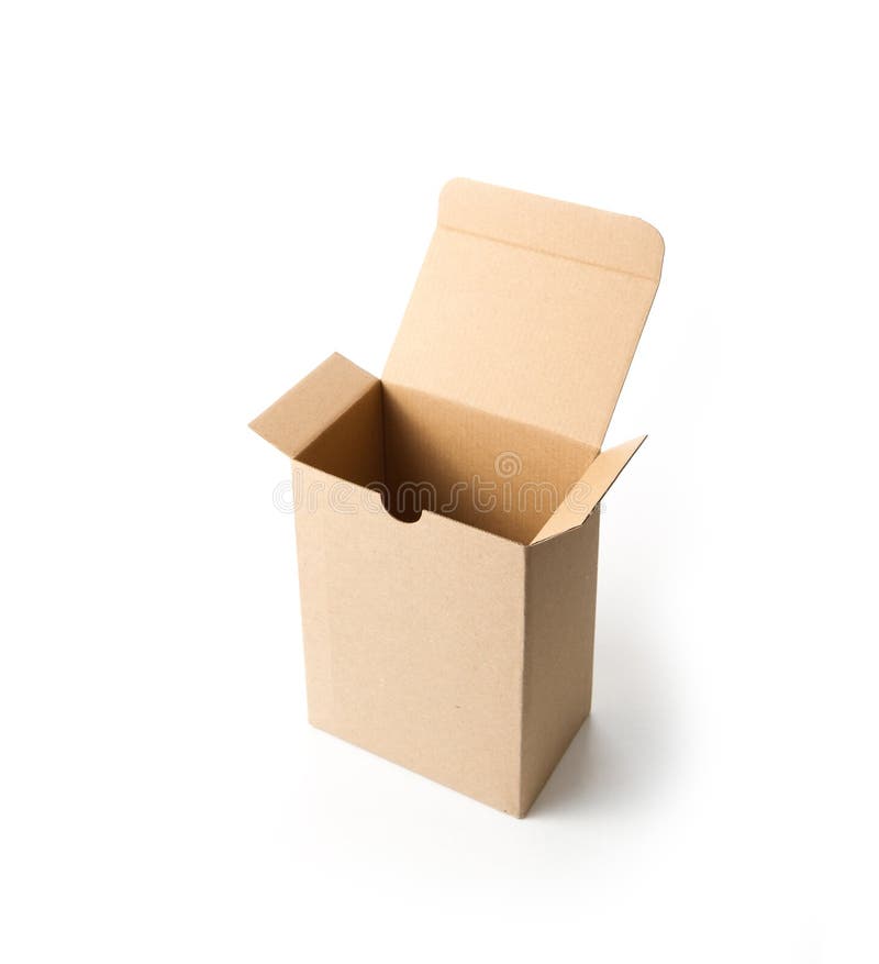 Brown Cardboard box stock photo. Image of cardboard, brown - 72299678