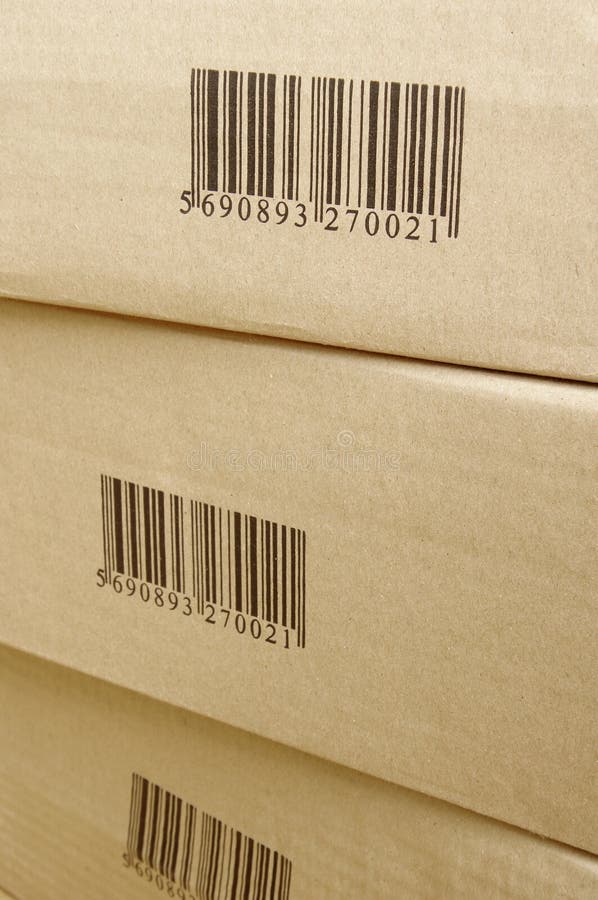Brown cardboard boxes stock photo. Image of logistics - 18662672