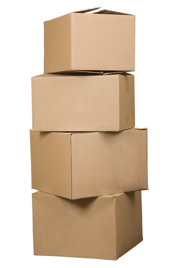 Stack of boxes stock image. Image of industry, home, shipping - 22799663