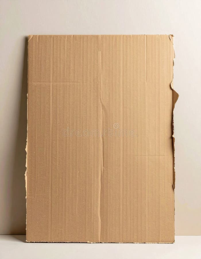 Brown Cardboard Texture Background Stock Illustration - Illustration of ...