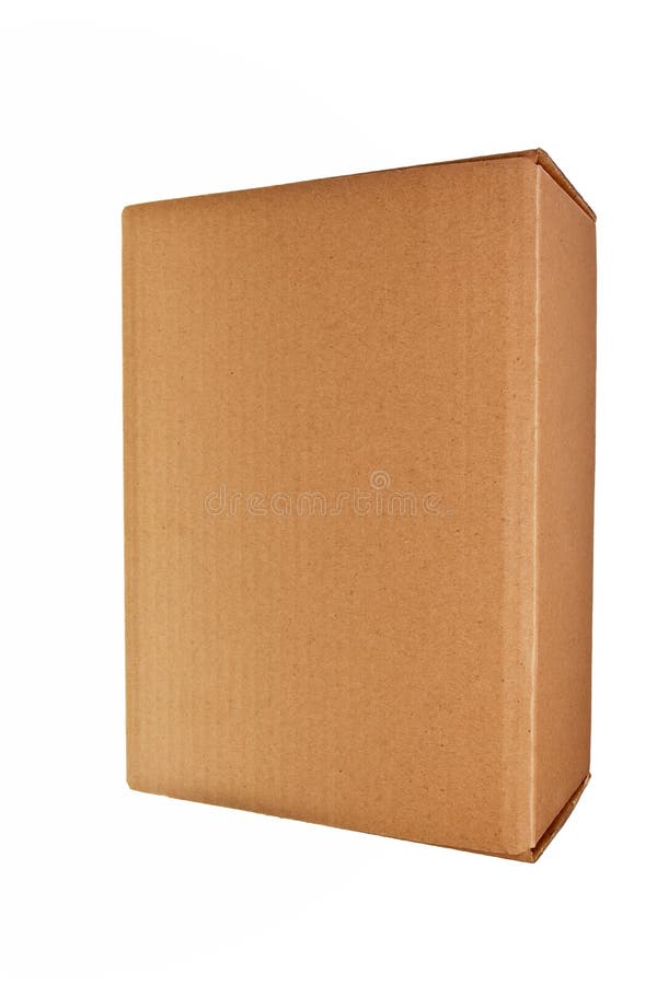 Brown carton box. stock photo. Image of carton, storage - 13333208