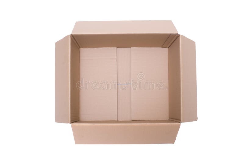 Brown carton box stock image. Image of storage, recycle - 7228461
