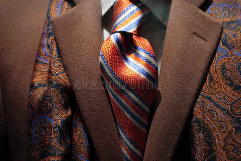 Patterned silk neckties stock photo. Image of fashion - 21483610