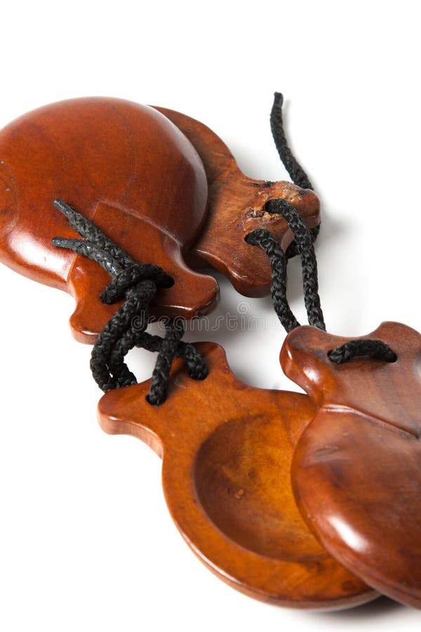 Castanets and Folk Wooden Clapper Stock Photo - Image of spanish ...
