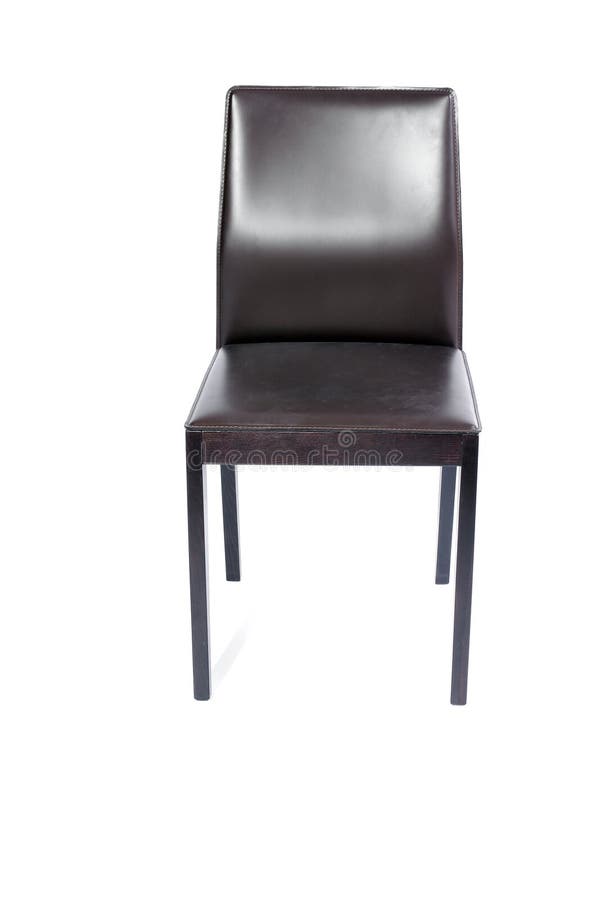 Brown Chair on Wood Tile Floor Stock Image - Image of portrait, tile ...