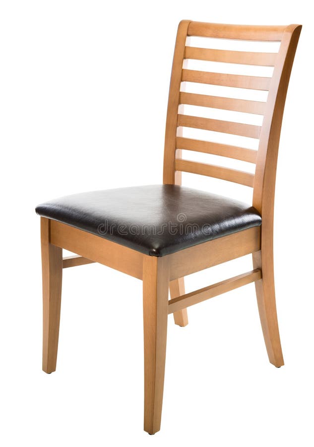 Brown Chair on Wood Tile Floor Stock Image - Image of portrait, tile ...