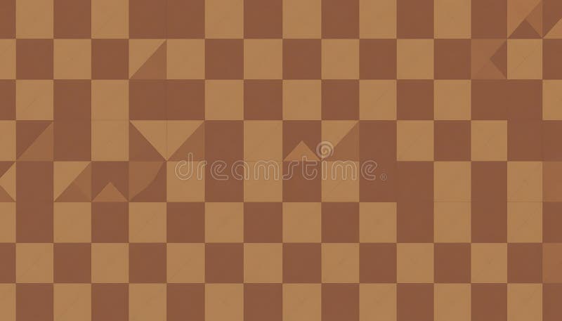 Brown Checker Pattern Texture, Classic Design and Background, Stock ...