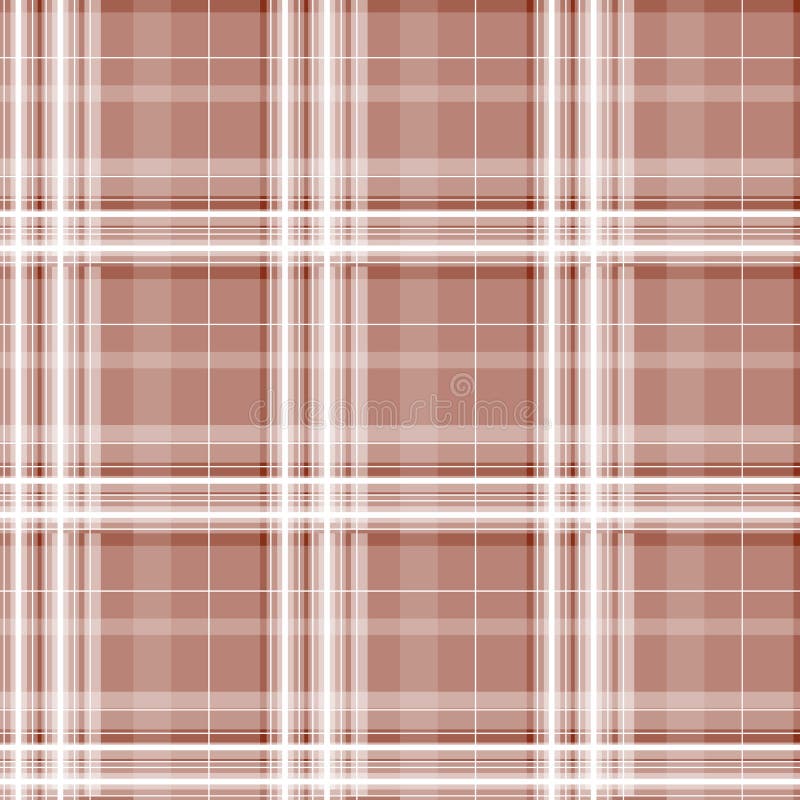 Brown Checkered Seamless Pattern Repeat Stock Illustration ...